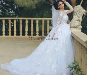 Rose Moda Classic Bateau Neck Cap Sleeves Satin A Line Wedding Dress ...